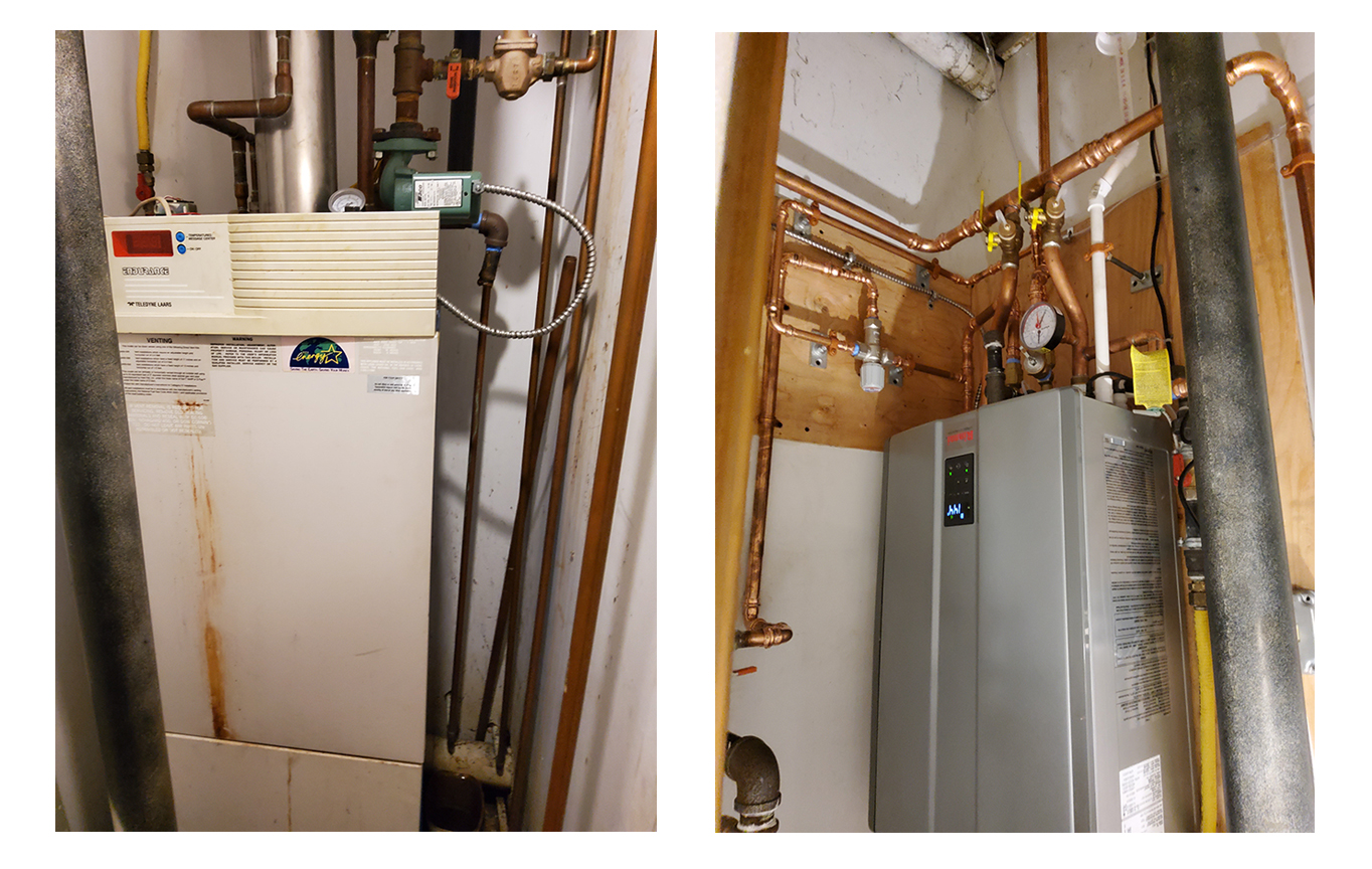 Before and After - Mullen Mechanical Heating and Cooling